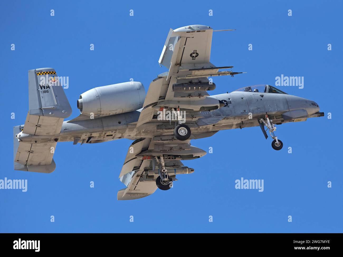 Ein Erdkampfflugzeug der US-amerikanischen Luftwaffe USAF vom Typ ...