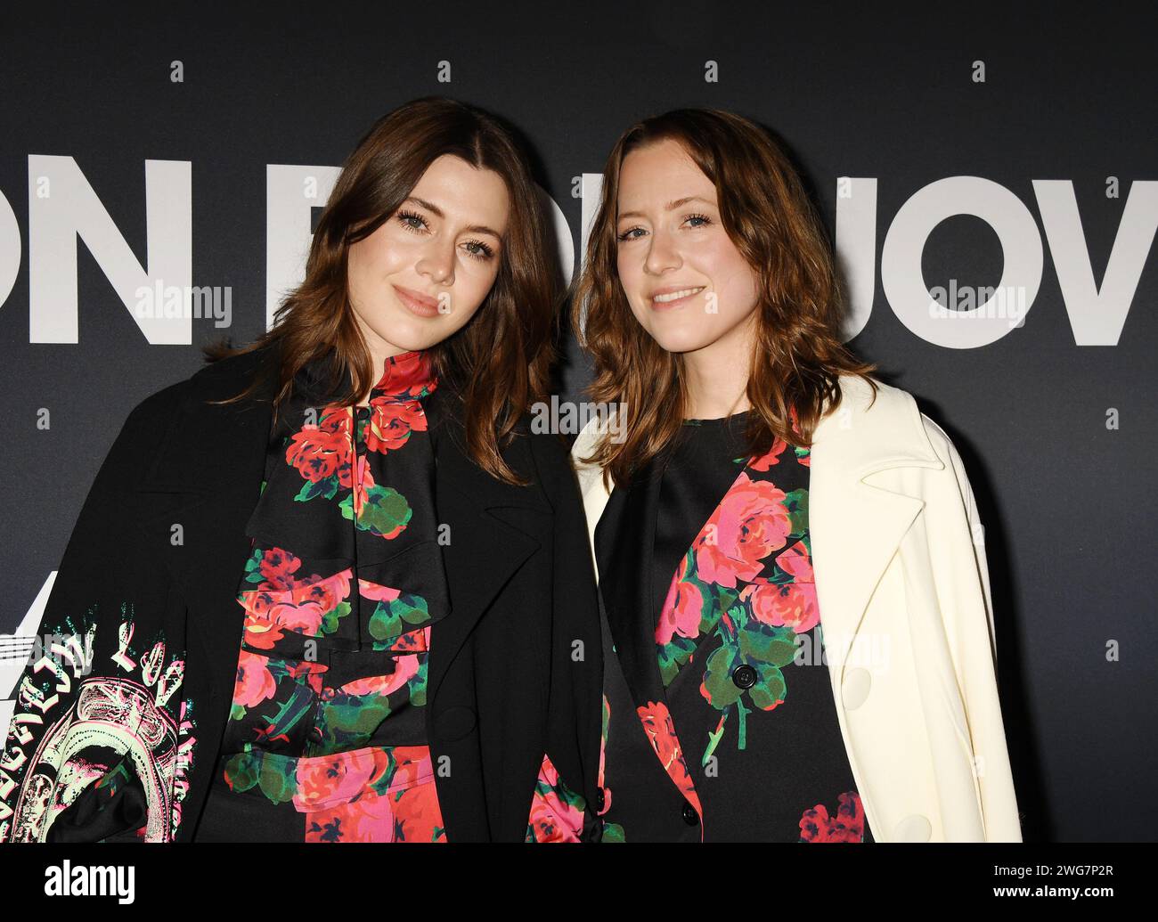 LOS ANGELES, CALIFORNIA - FEBRUARY 02: (L-R) Rebecca Lovell and Megan ...