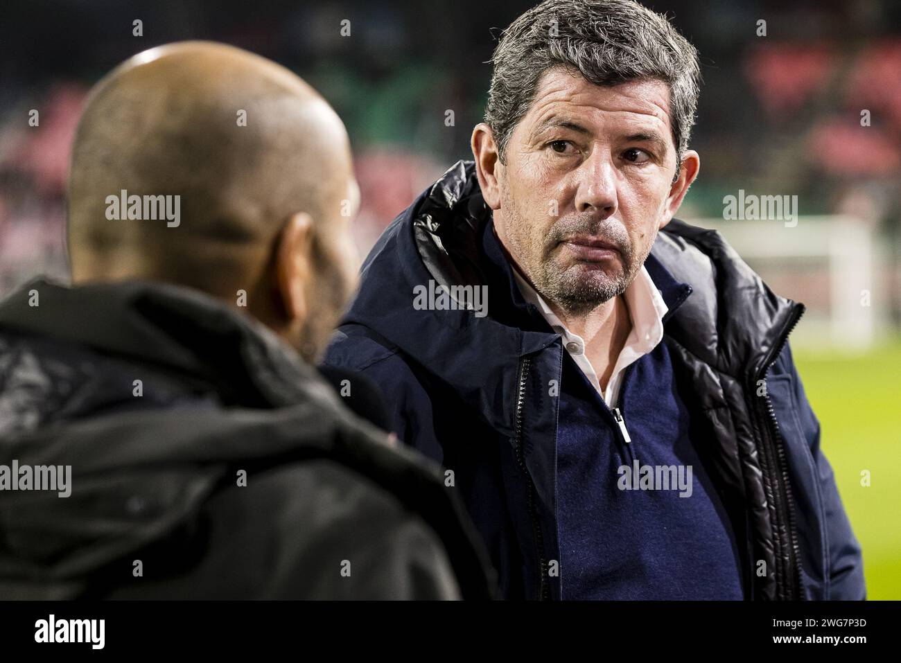 NIJMEGEN - 03-02-2024. Stadium De Goffert. Eredivisie voetbal season ...