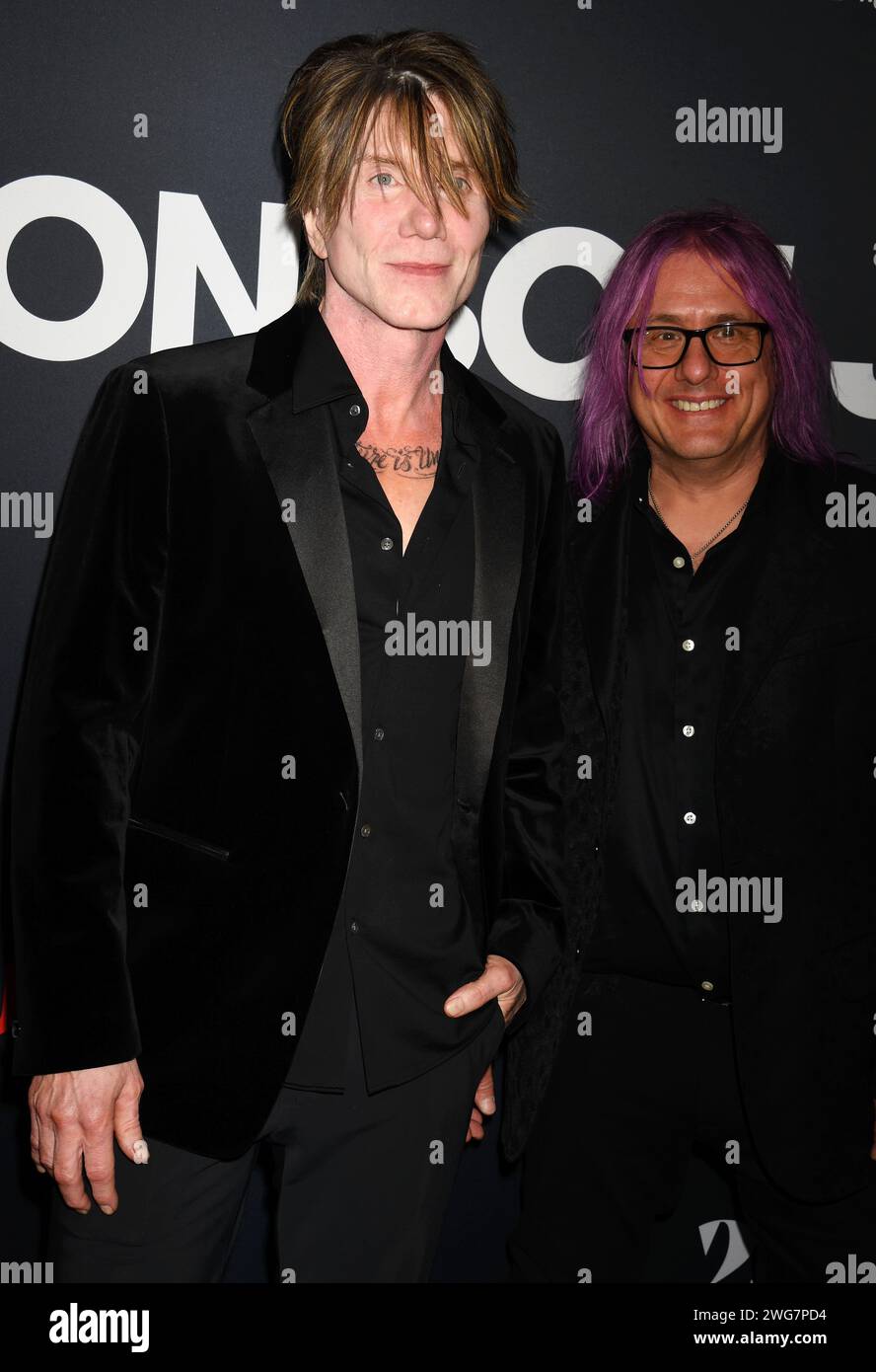 LOS ANGELES, CALIFORNIA - FEBRUARY 02: (L-R) John Rzeznik and Robby ...