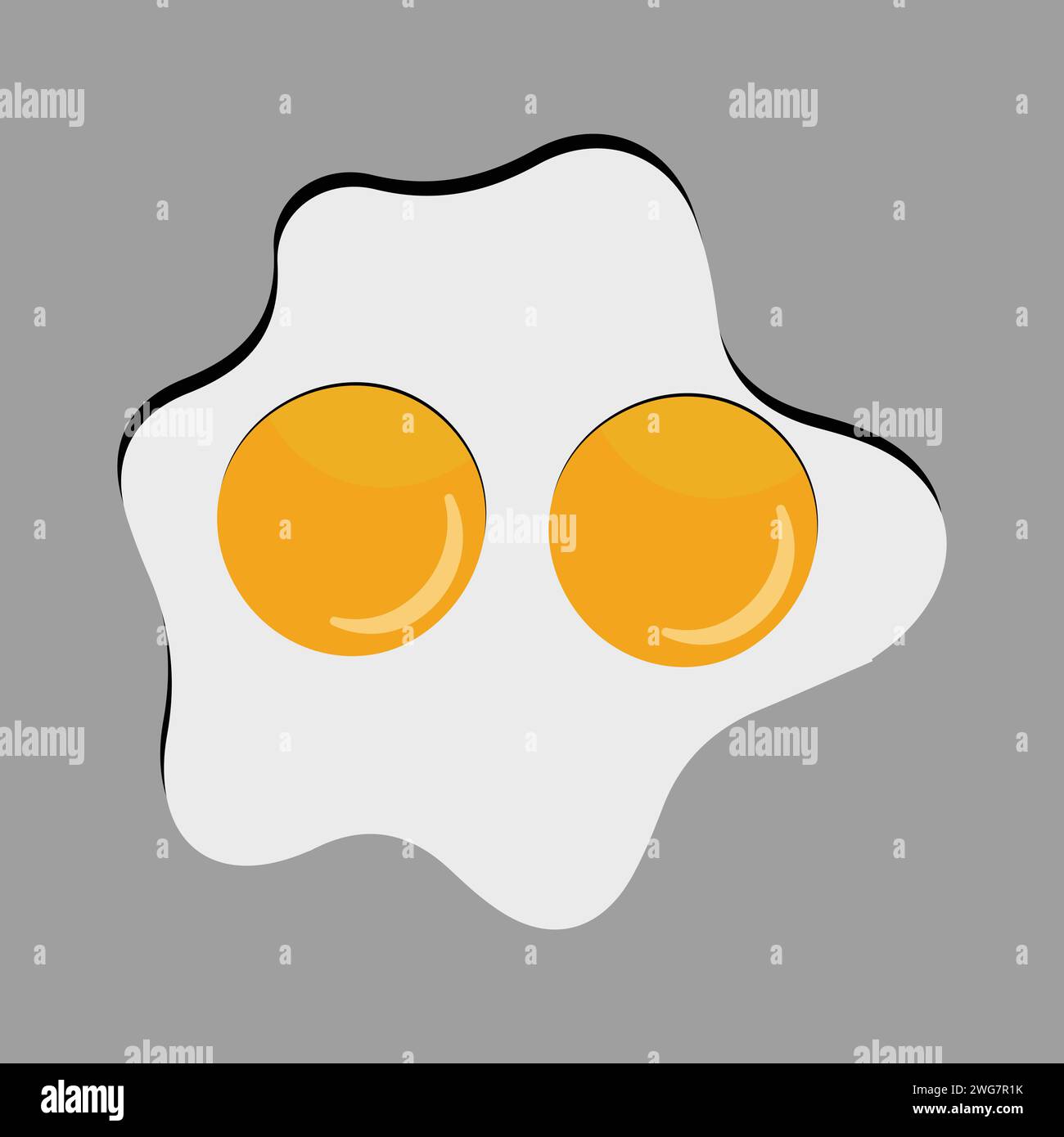 Egg vector illustration, Collection of whole, broken, fried, yolks, eggshells and boiled eggs ...