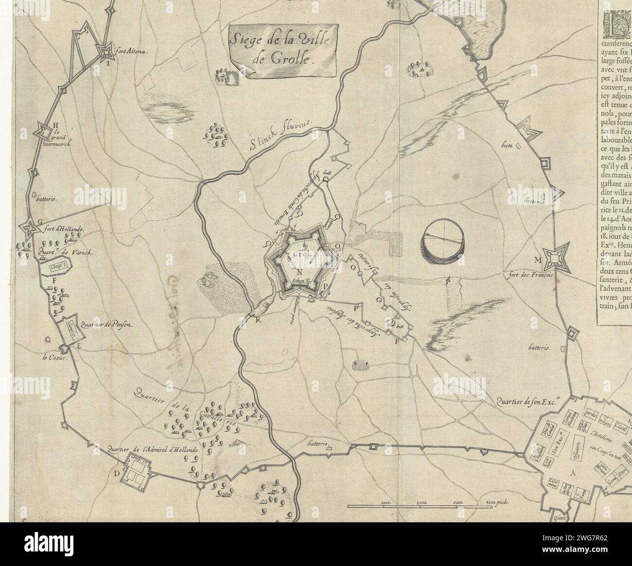 Siege of Grol by Frederik Hendrik, 1627, 1627 print Siege and conquest ...