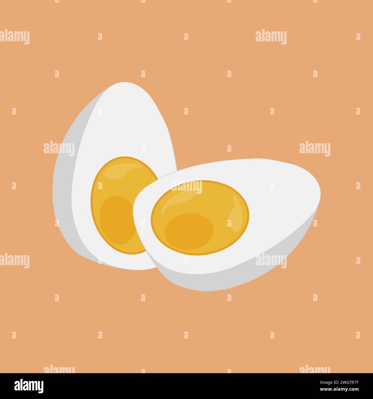 Egg vector illustration, Collection of whole, broken, fried, yolks, eggshells and boiled eggs ...