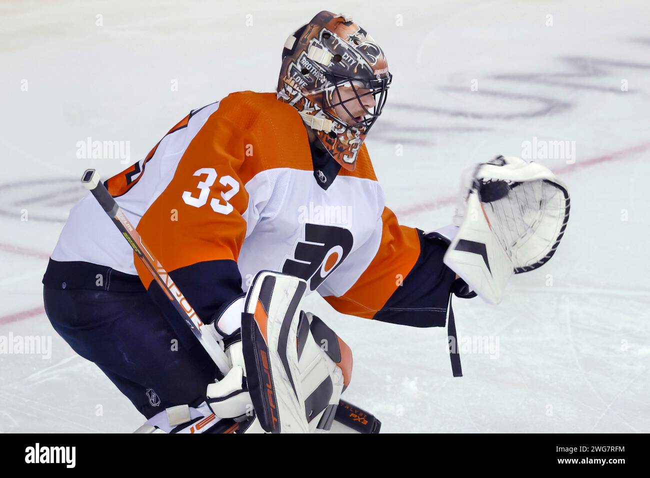 NHL profile photo on Philadelphia Flyers goalie Samuel Ersson, from ...