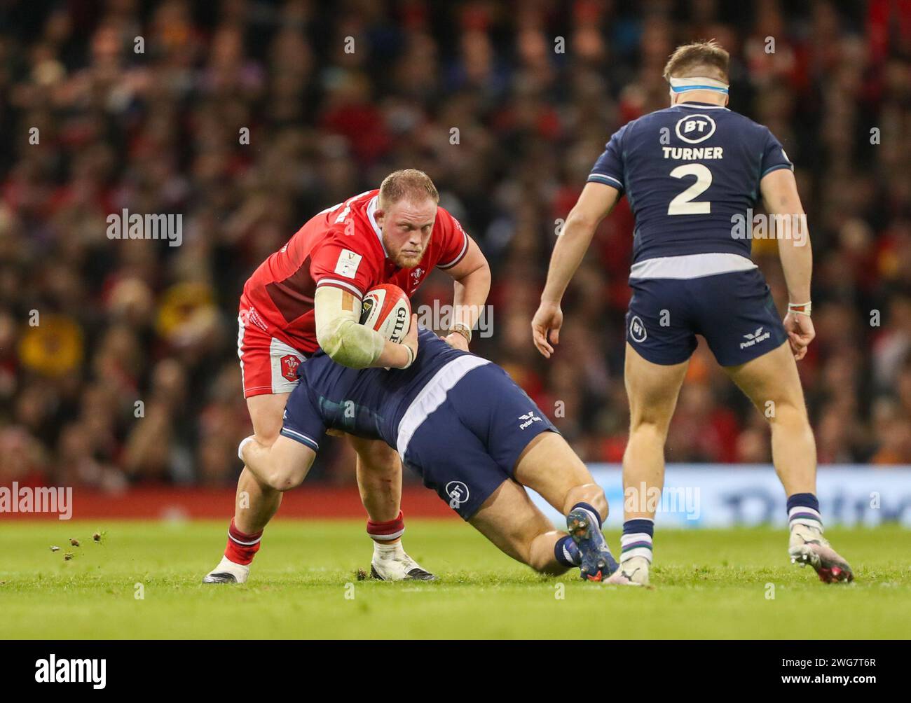 Cardiff, Wales. 3rd February 2024; Principality Stadium, Cardiff, Wales ...