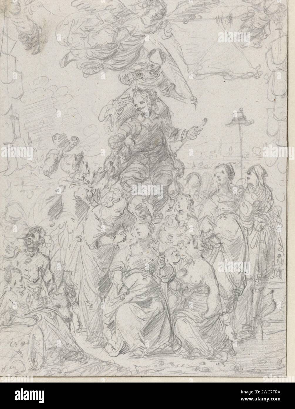 Frontispiece Design Sketch for Frederick Hendrick van Nassauw, Pieter ...