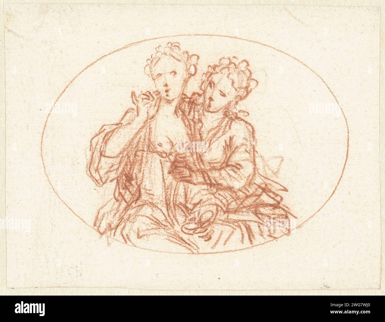 De Oh, Bernard Picart, 1783 - 1833 drawing paper. chalk smell, smelling ...