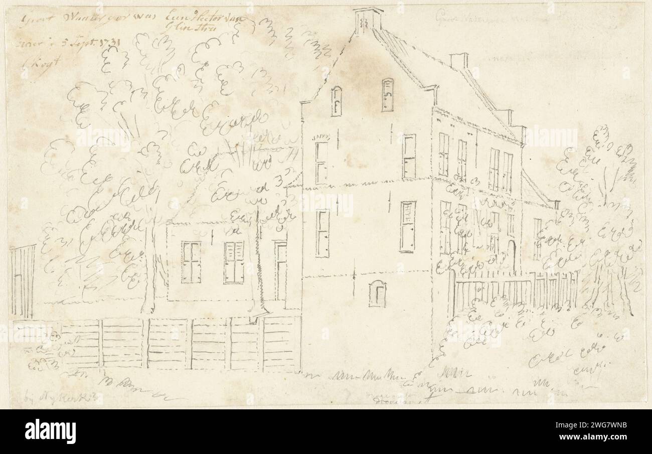 The House Groot Watergoor near Nijkerk, Cornelis Pronk, 1731 - 1733 ...