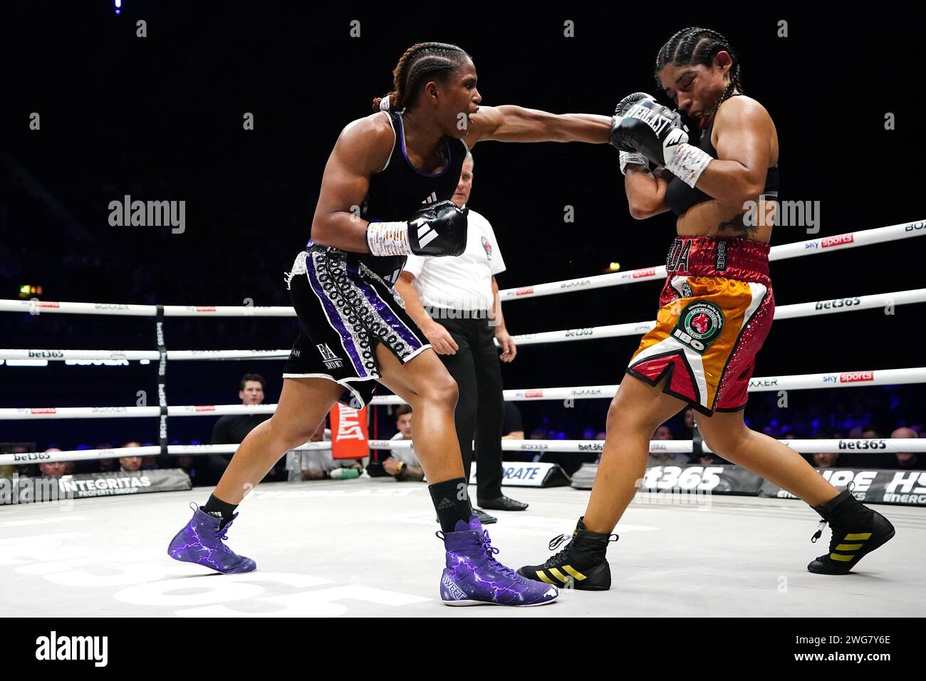 Caroline Dubois (left) in action against Miranda Reyes in the ...