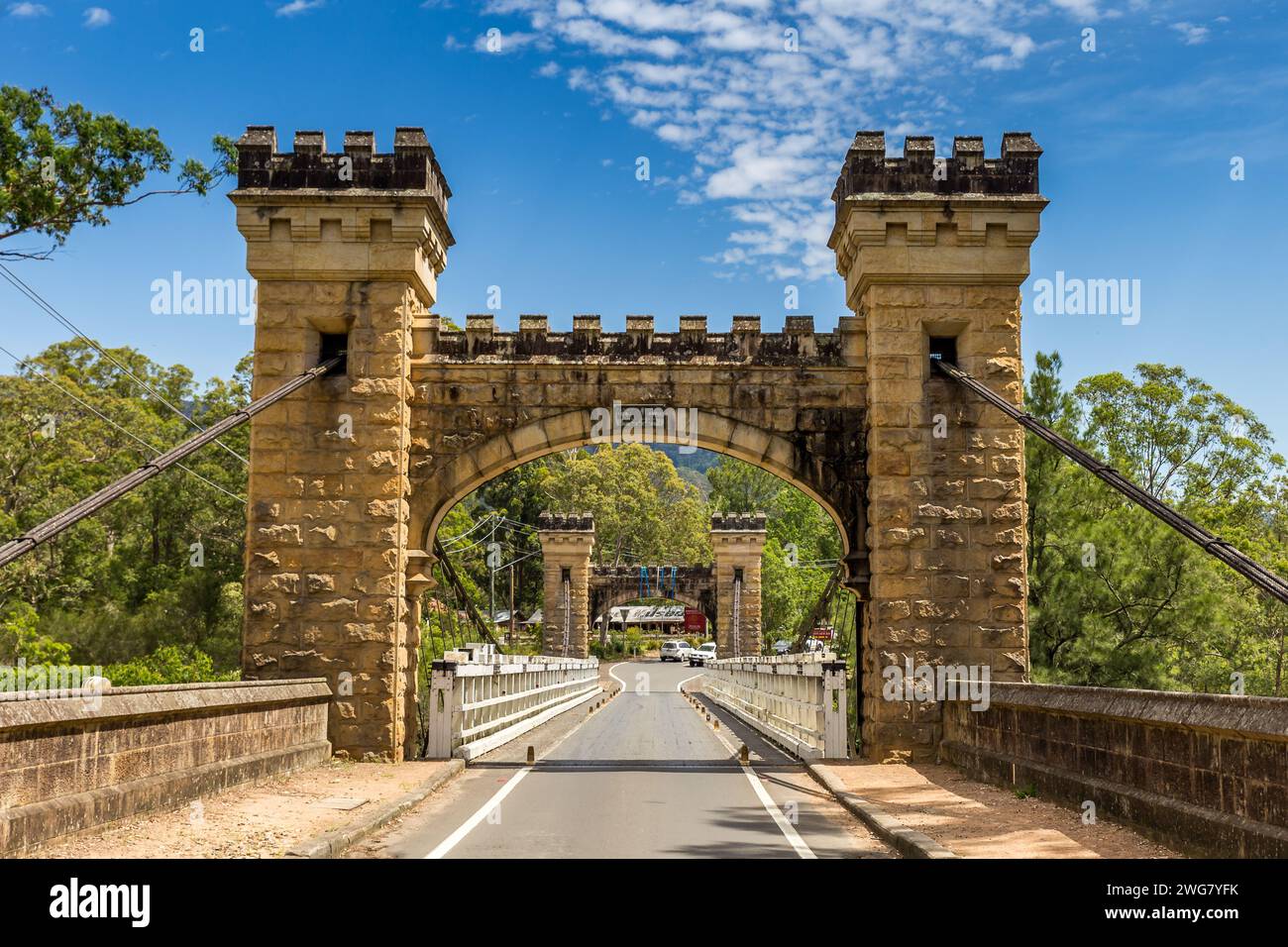 Shoalhaven, Australia – December 31, 2021: Hampden Bridge across ...