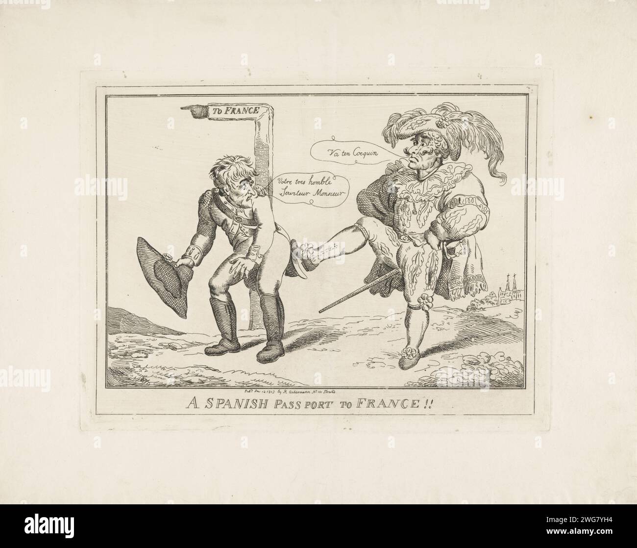 Thomas rowlandson cartoon hi-res stock photography and images - Alamy