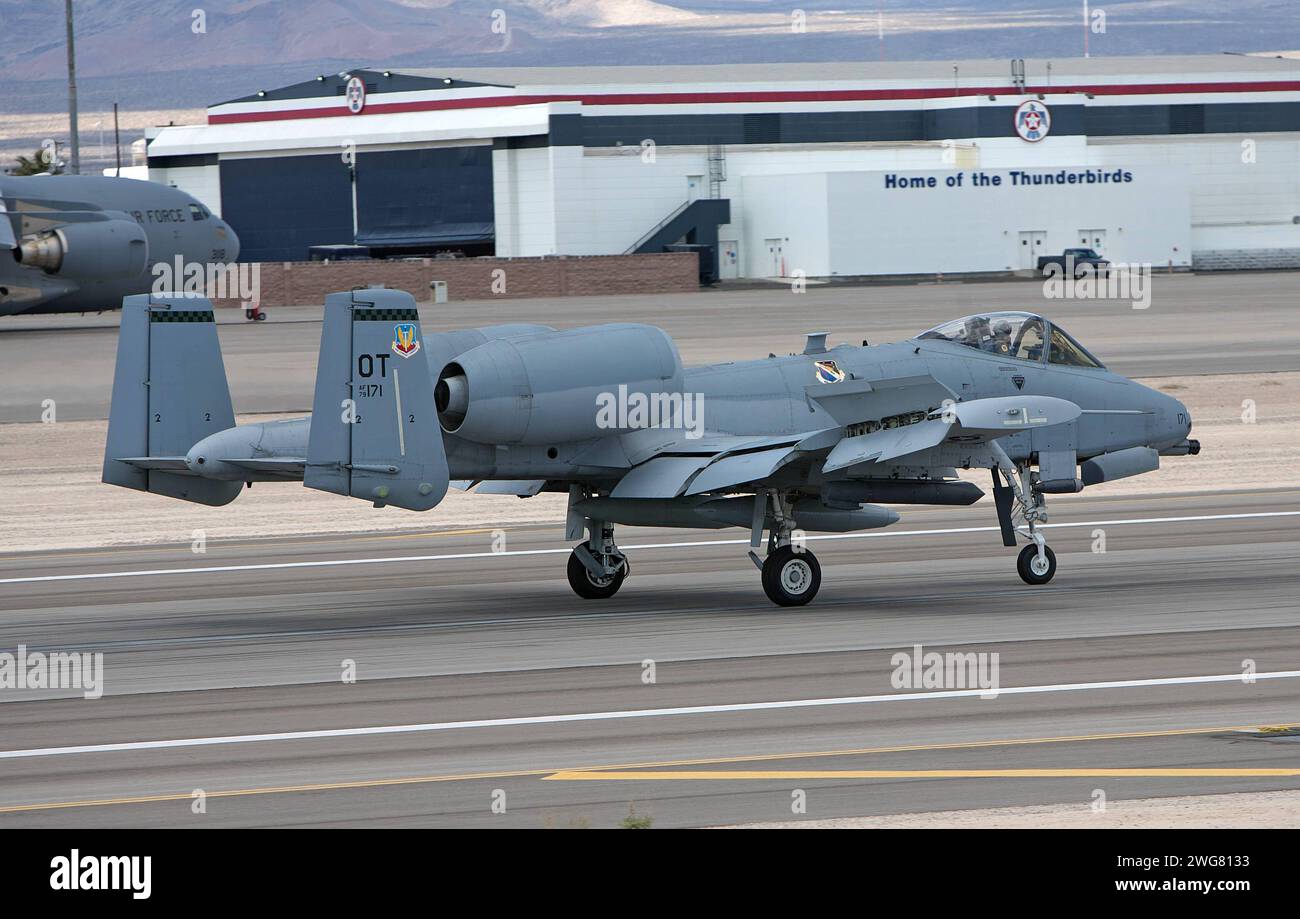 Ein Erdkampfflugzeug der US-amerikanischen Luftwaffe USAF vom Typ ...