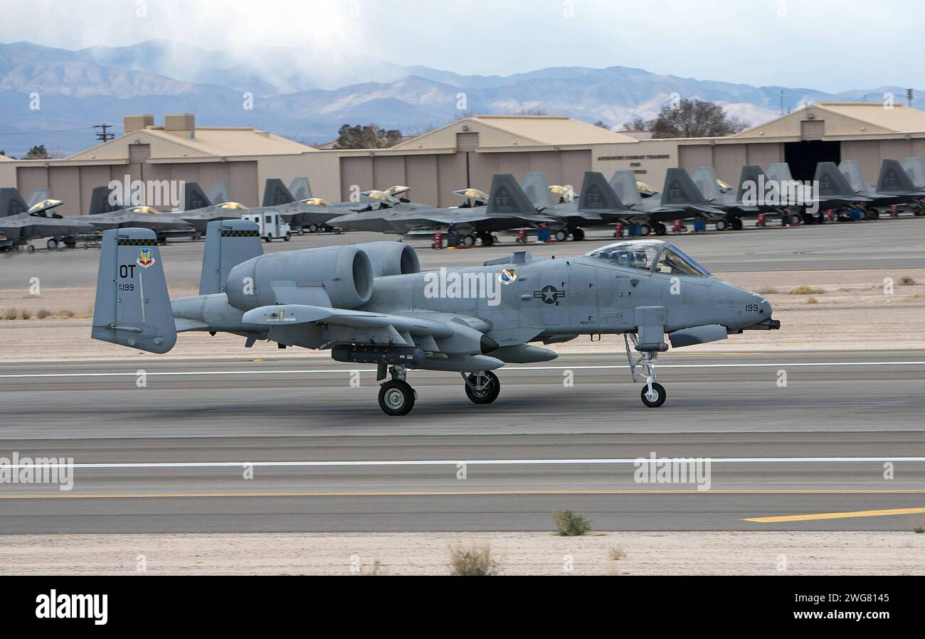 Ein Erdkampfflugzeug der US-amerikanischen Luftwaffe USAF vom Typ ...