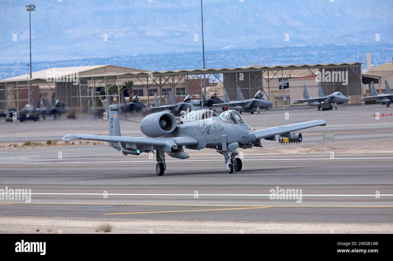 Ein Erdkampfflugzeug der US-amerikanischen Luftwaffe USAF vom Typ ...