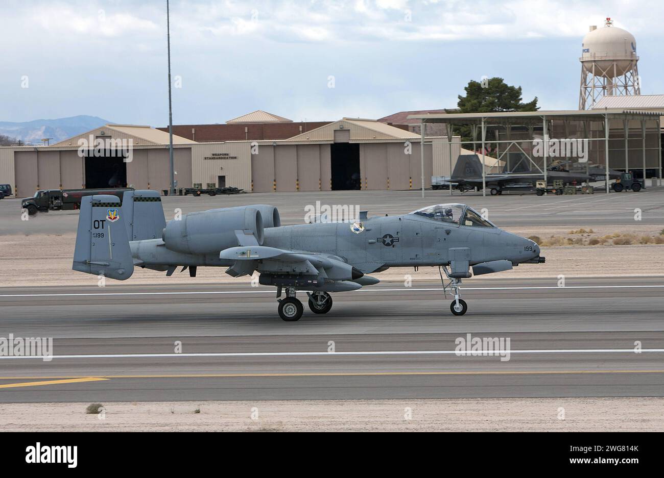 Ein Erdkampfflugzeug der US-amerikanischen Luftwaffe USAF vom Typ ...