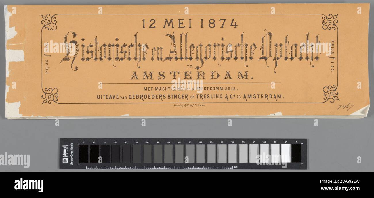 Historically costumed procession in Amsterdam at the 25-year ...