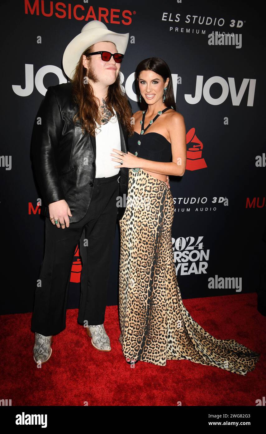 LOS ANGELES, CALIFORNIA - FEBRUARY 02: (L-R) Marcus King and Briley ...