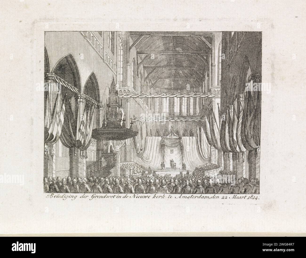 Inauguration of Willem Frederik, Prince of Orange as Souverein Vorst ...