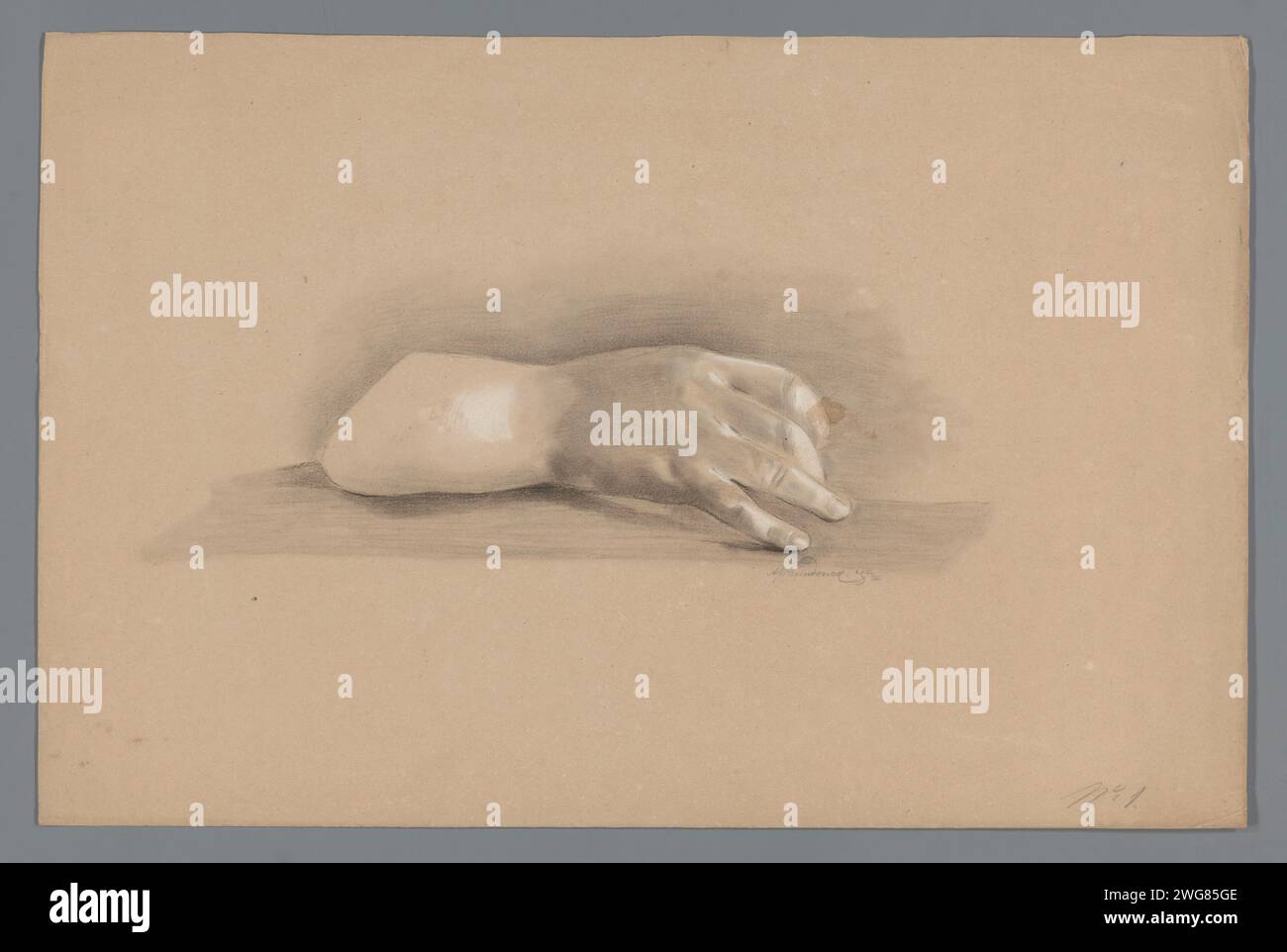 GIPS model of a hand, Alexander Cranendoncq, After Anonymous, c. 1800 ...