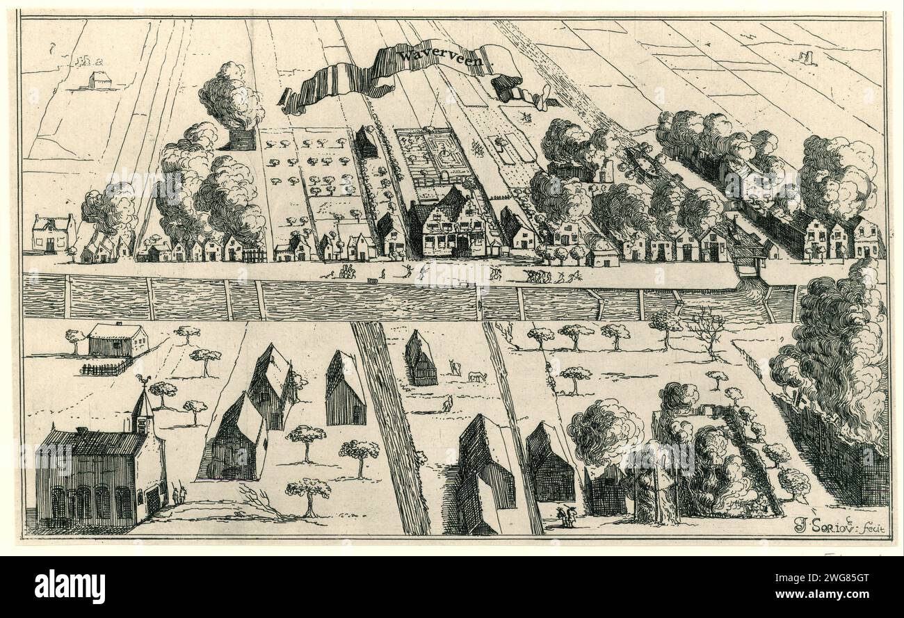 Etching devastated city hi-res stock photography and images - Alamy