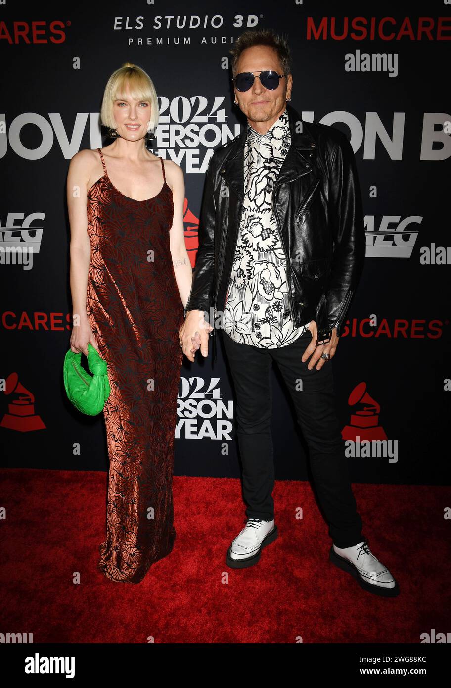 LOS ANGELES, CALIFORNIA - FEBRUARY 02: (L-R) Ace Harper and Matt Sorum ...