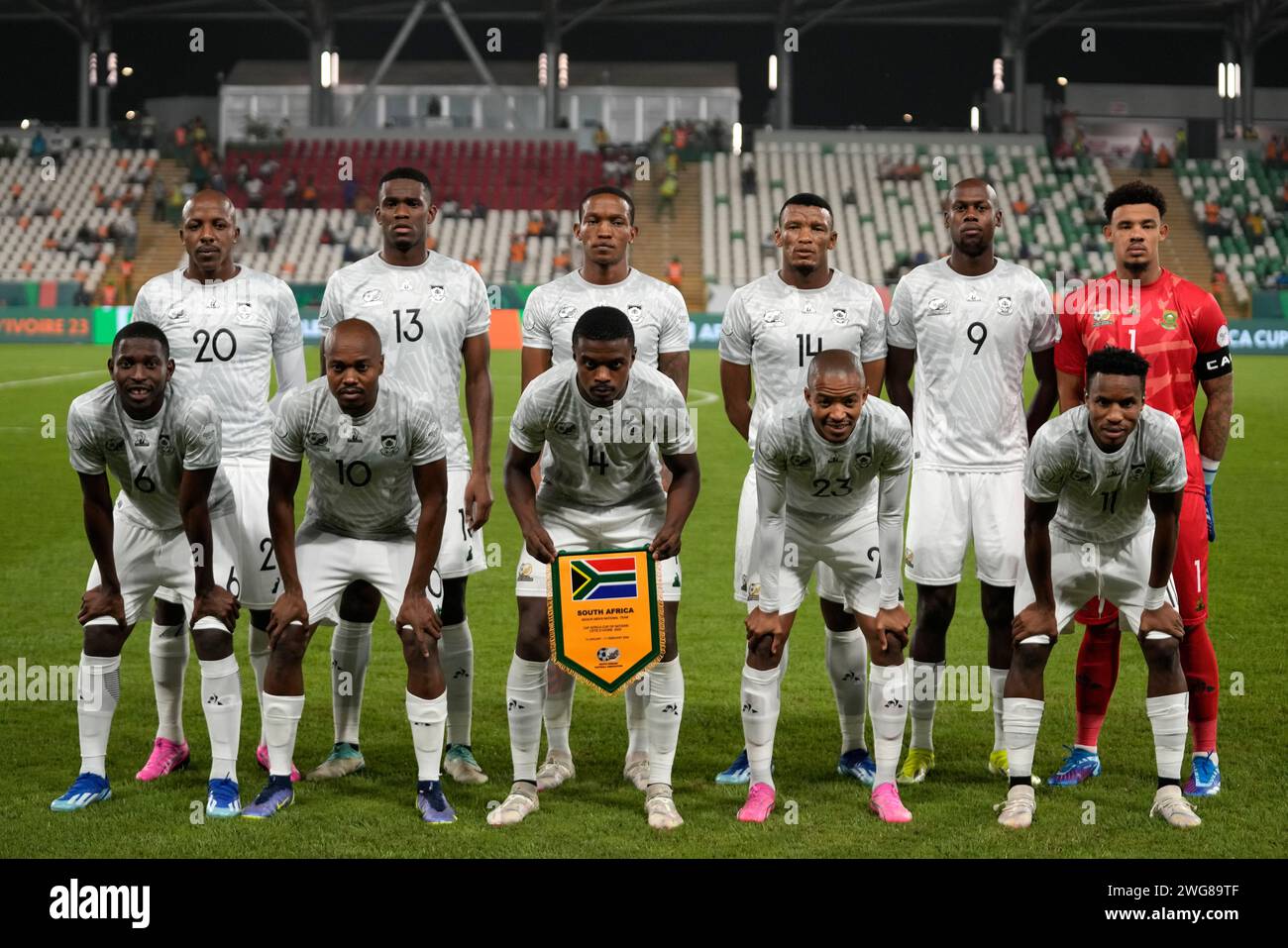 The South African team pose for a group photo before the African Cup of ...