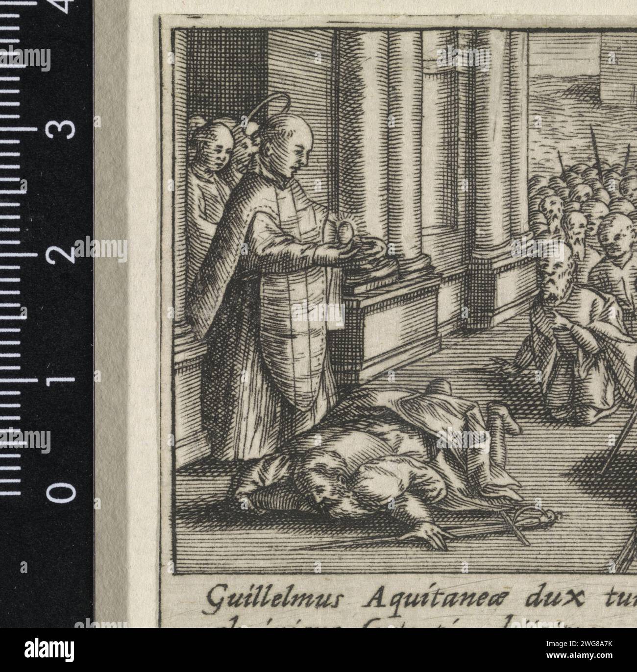 Willem van Aquitania asks forgiveness from Saint Bernardus of Clairvaux ...