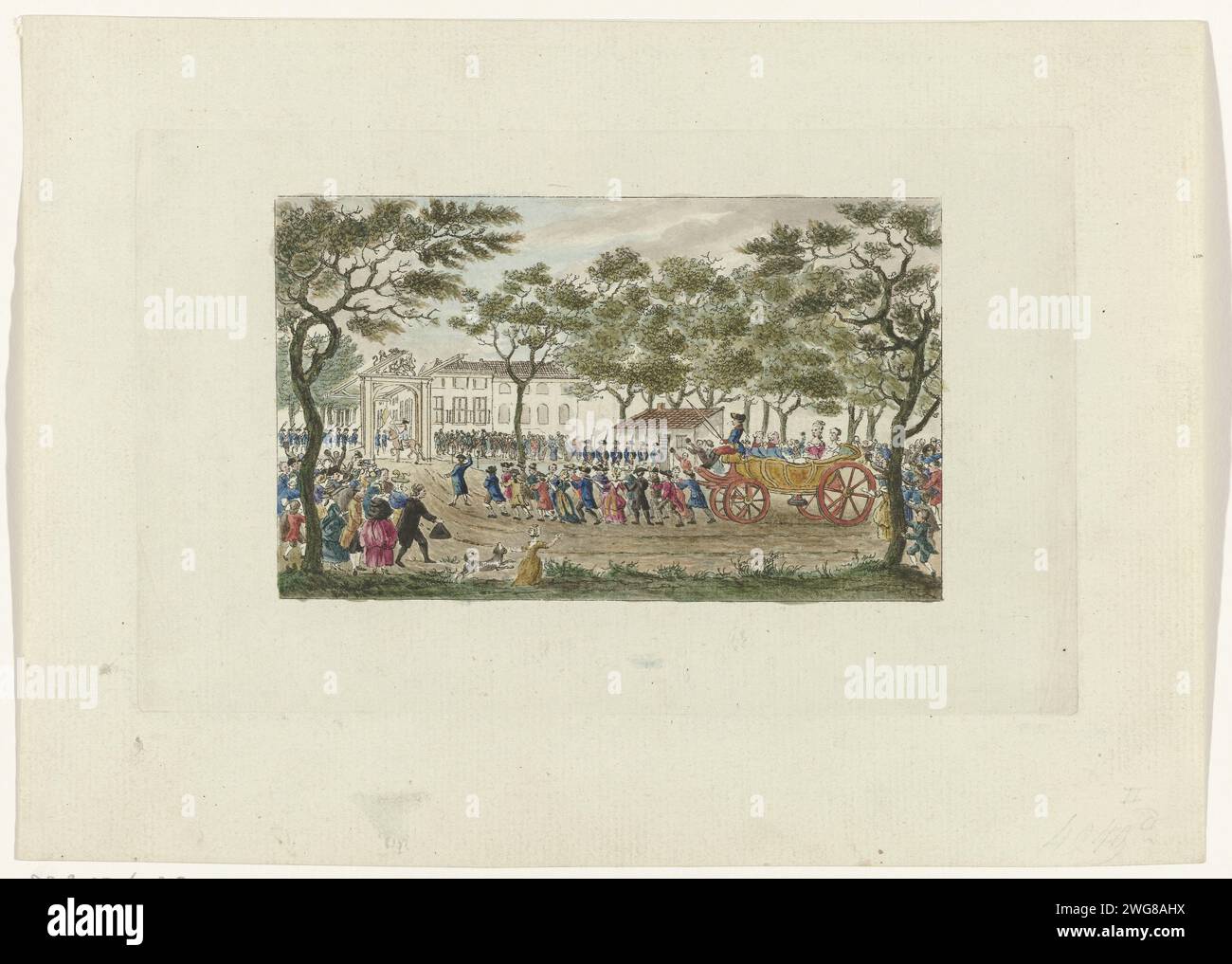 Collection of the Princess of Orange and the children, 1787, Mathias de ...