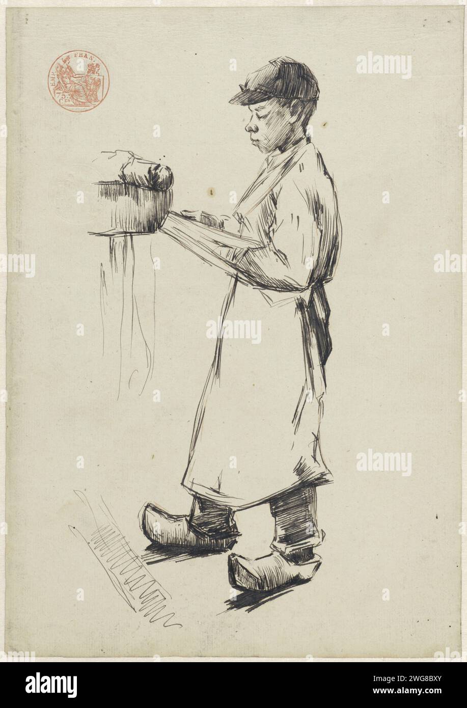 Factory boy, Anthon Gerhard Alexander van Rappard, 1868 - 1892 drawing ...