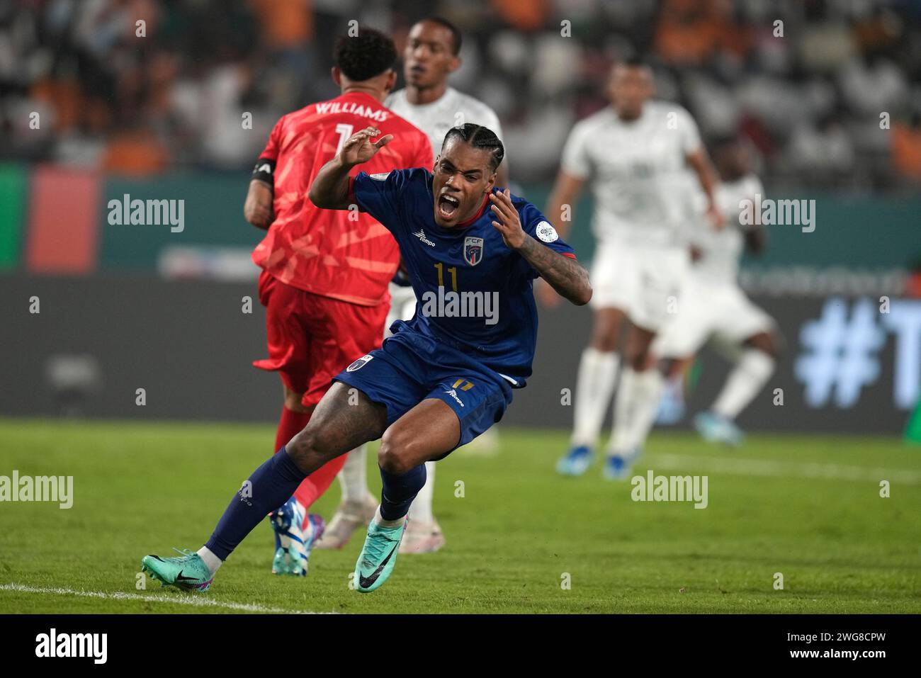 Cape Verde's Garry Rodrigues reacts during the African Cup of Nations ...