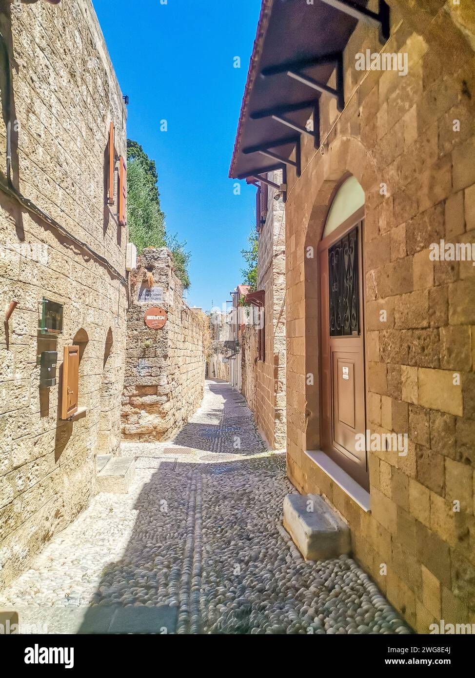Old Town of Rhodes World Heritage City, UNESCO, Greece Stock Photo - Alamy