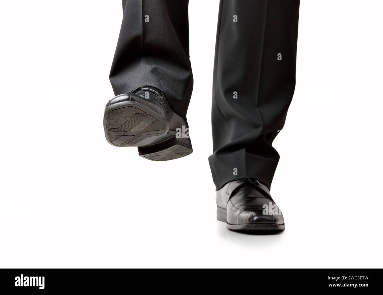 Step up exercise Cut Out Stock Images & Pictures - Alamy