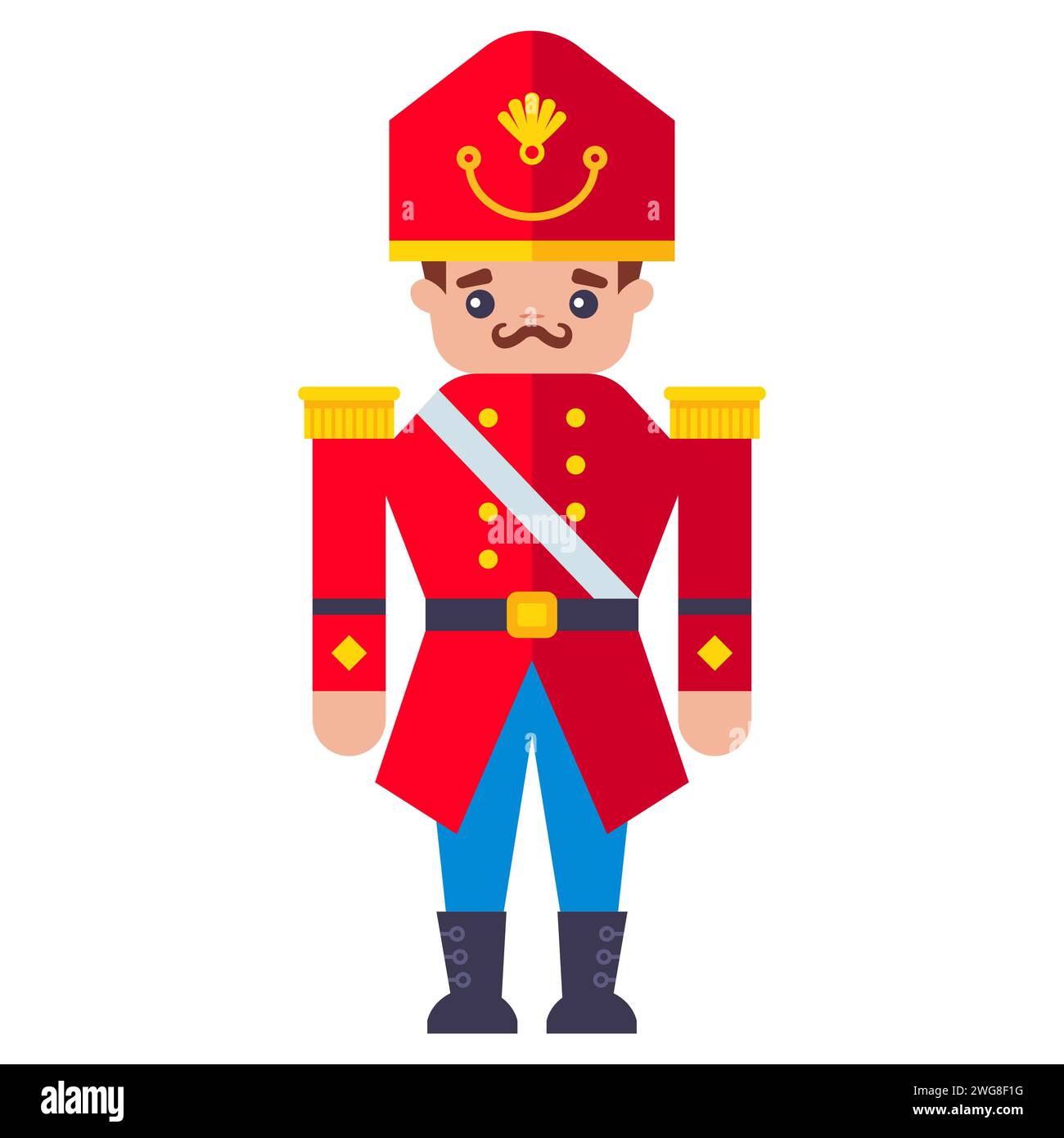 Vintage red soldier Stock Vector Images - Alamy