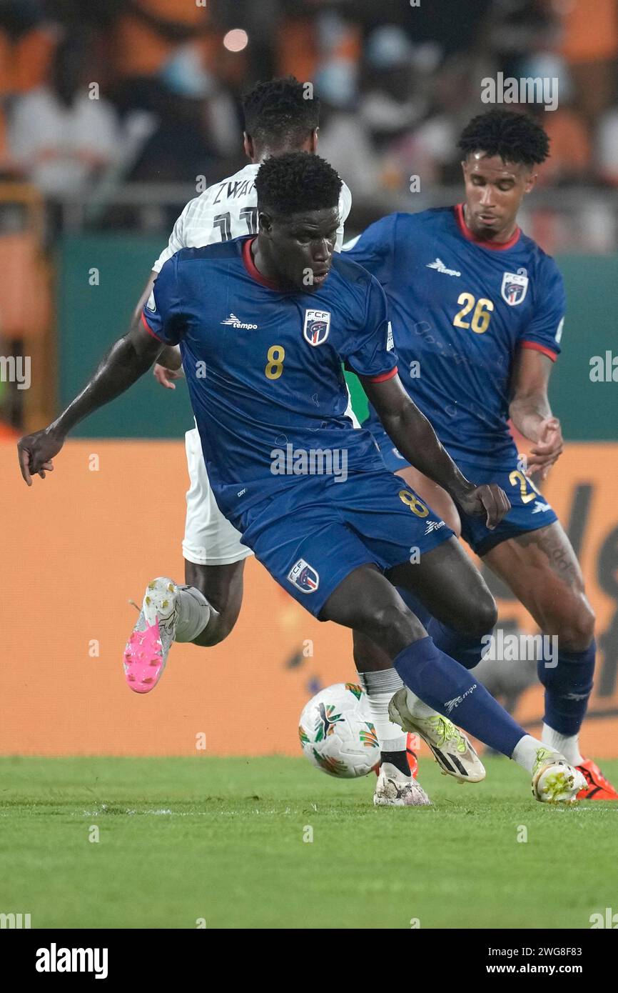 Cape Verde's Benchimo, front, controls the ball during the African Cup ...