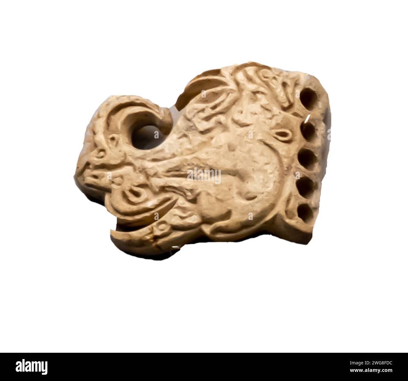 Bone carved accessories, clasp, 7th - 5th century B.C., Tasmala ...