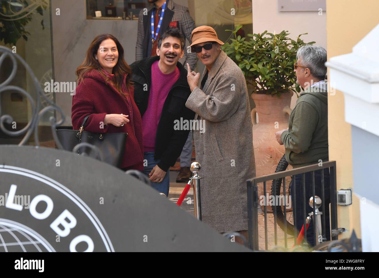 Sanremo, Italy. 03rd Feb, 2024. Sanremo: 74th Italian Song Festival. In ...