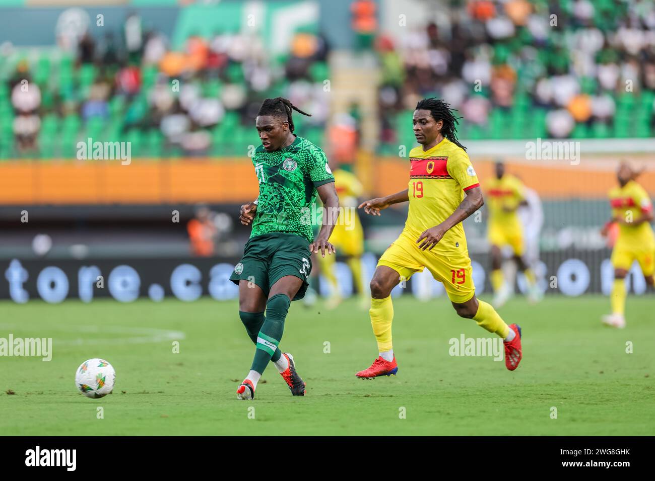 Abidjan, Nigeria. 2nd Feb, 2024. Nigeria vs Angola, Quarter final at ...