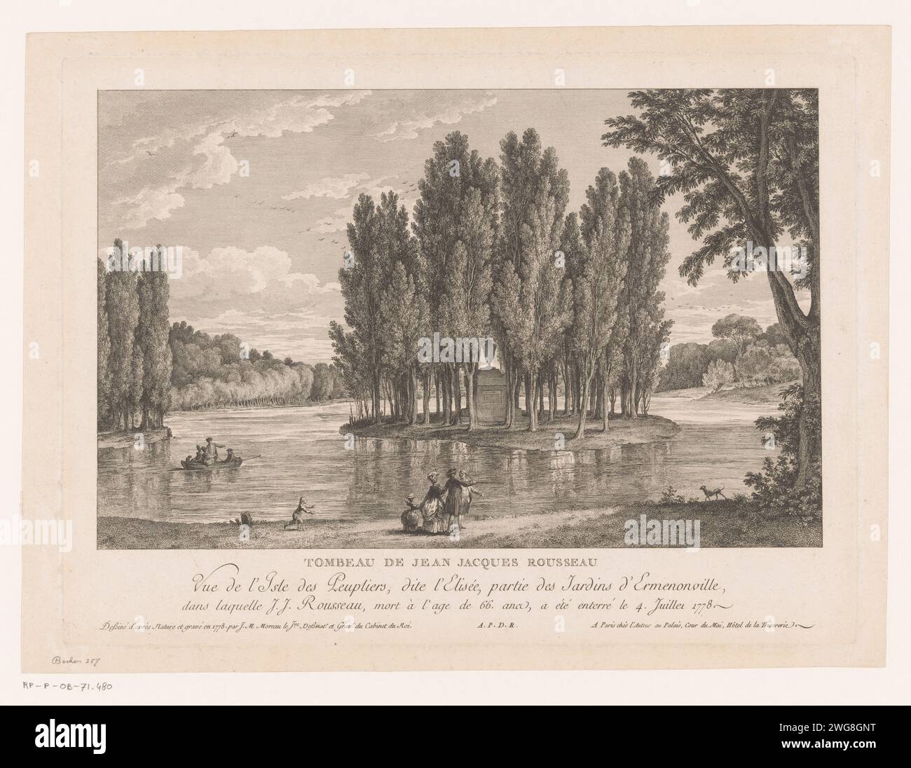 Tomb of jean jacques rousseau hi-res stock photography and images - Alamy