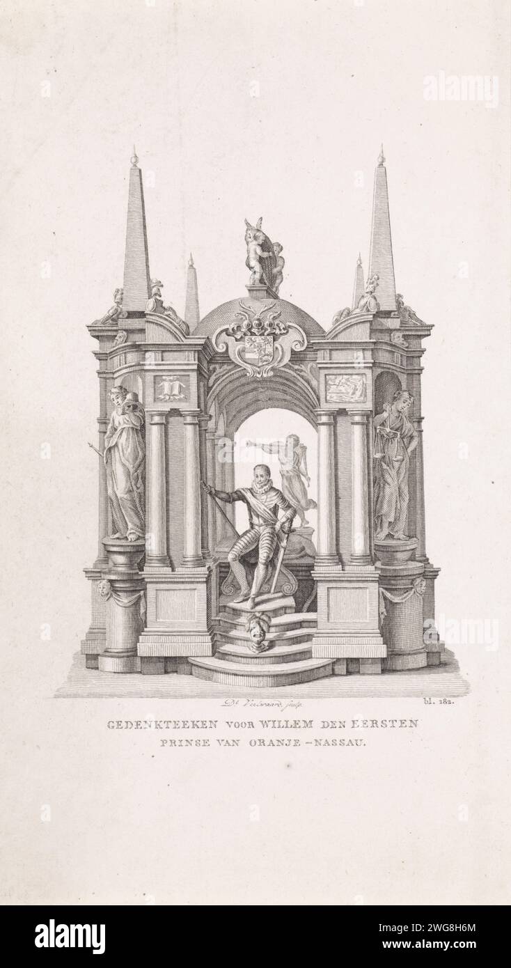 Praalgraf van Willem I, Prince of Orange in the Nieuwe Kerke in Delft ...