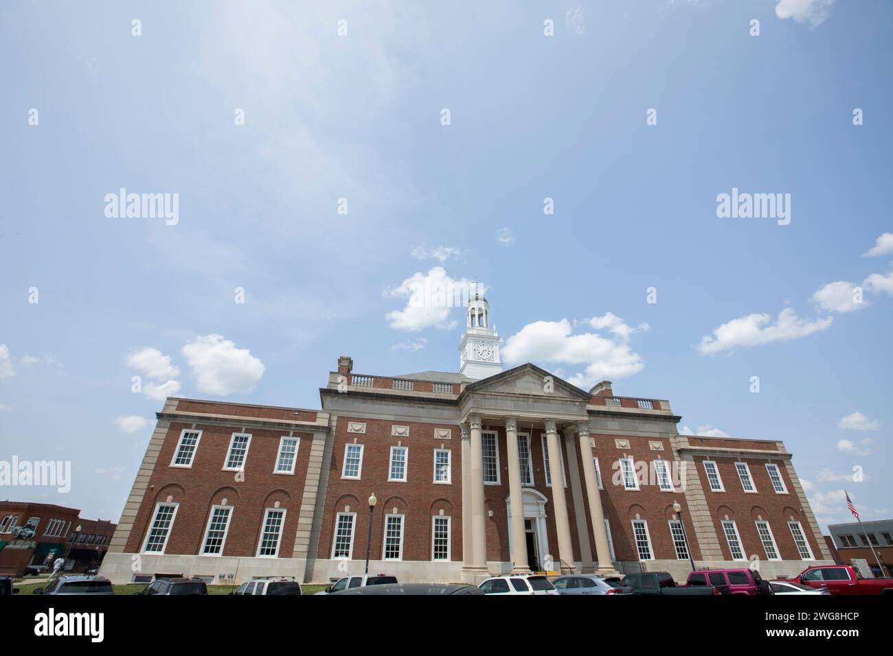 Independence, Missouri, USA - June 16, 2023: Afternoon sunlight shines ...