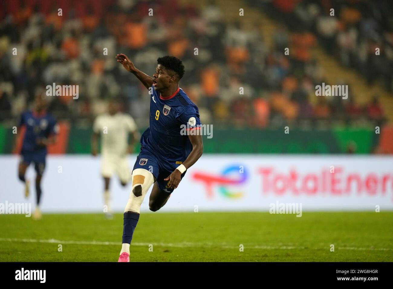 Cape Verde's Benchimol reacts after missing a goal chance during the ...
