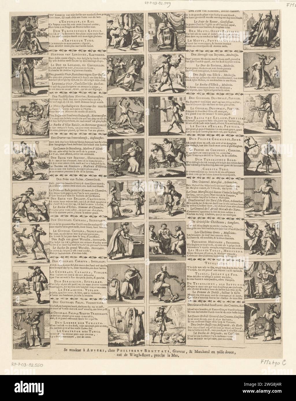 Cartoon on the events in the year 1687, 1687 - 1688 print Cartoon on ...