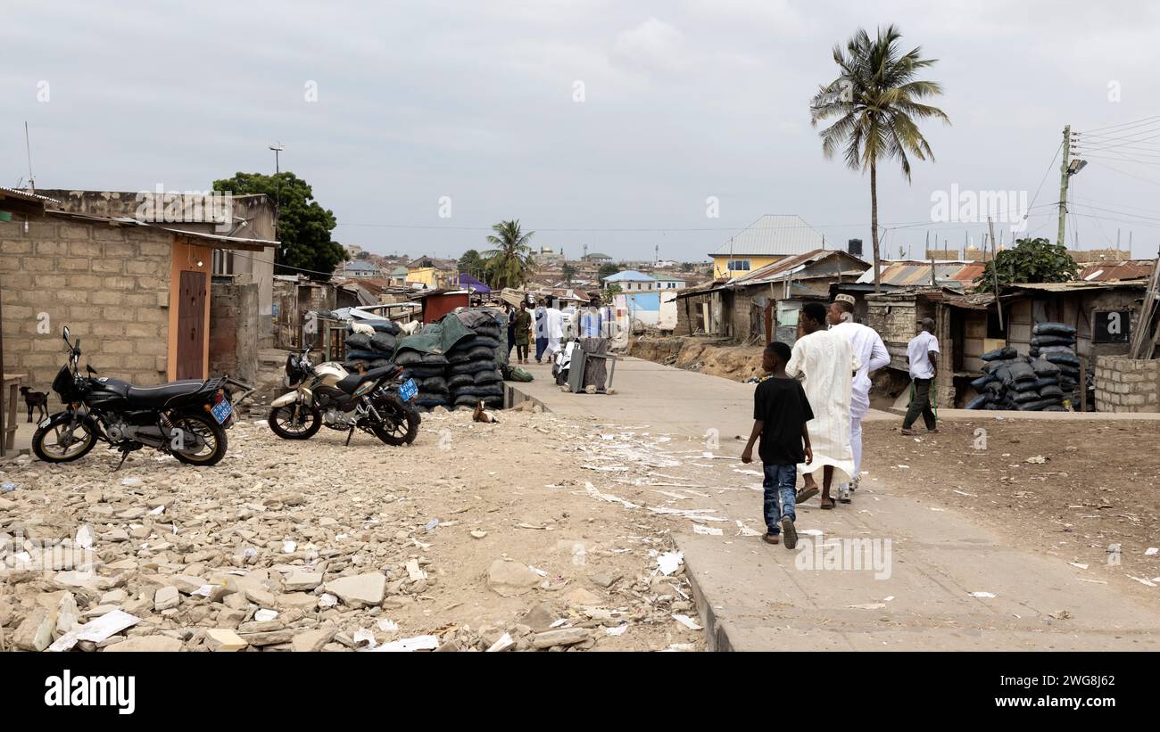 Nima Accra Ghana Muslim neighborhood Africa. Toxic environment ...
