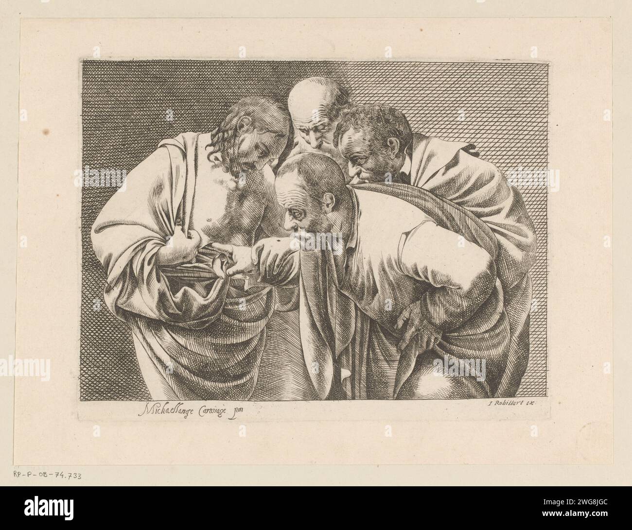 Caravaggio christ thomas hi-res stock photography and images - Alamy