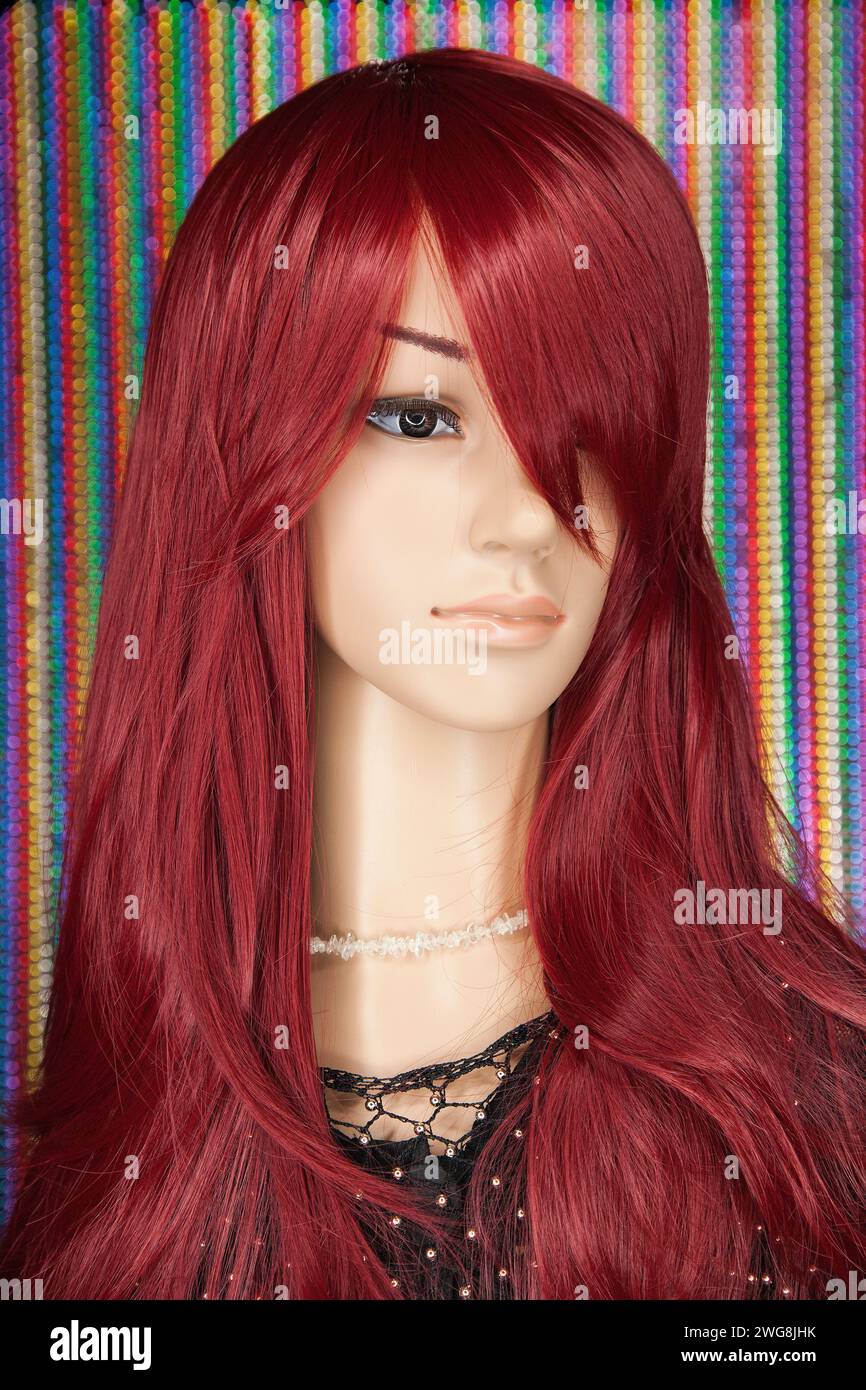 Mannequin female, color background hi-res stock photography and images ...
