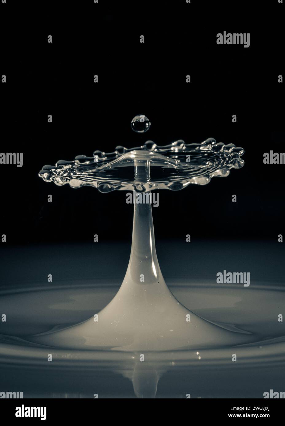 Abstract, splash art water drop collision photography Stock Photo - Alamy