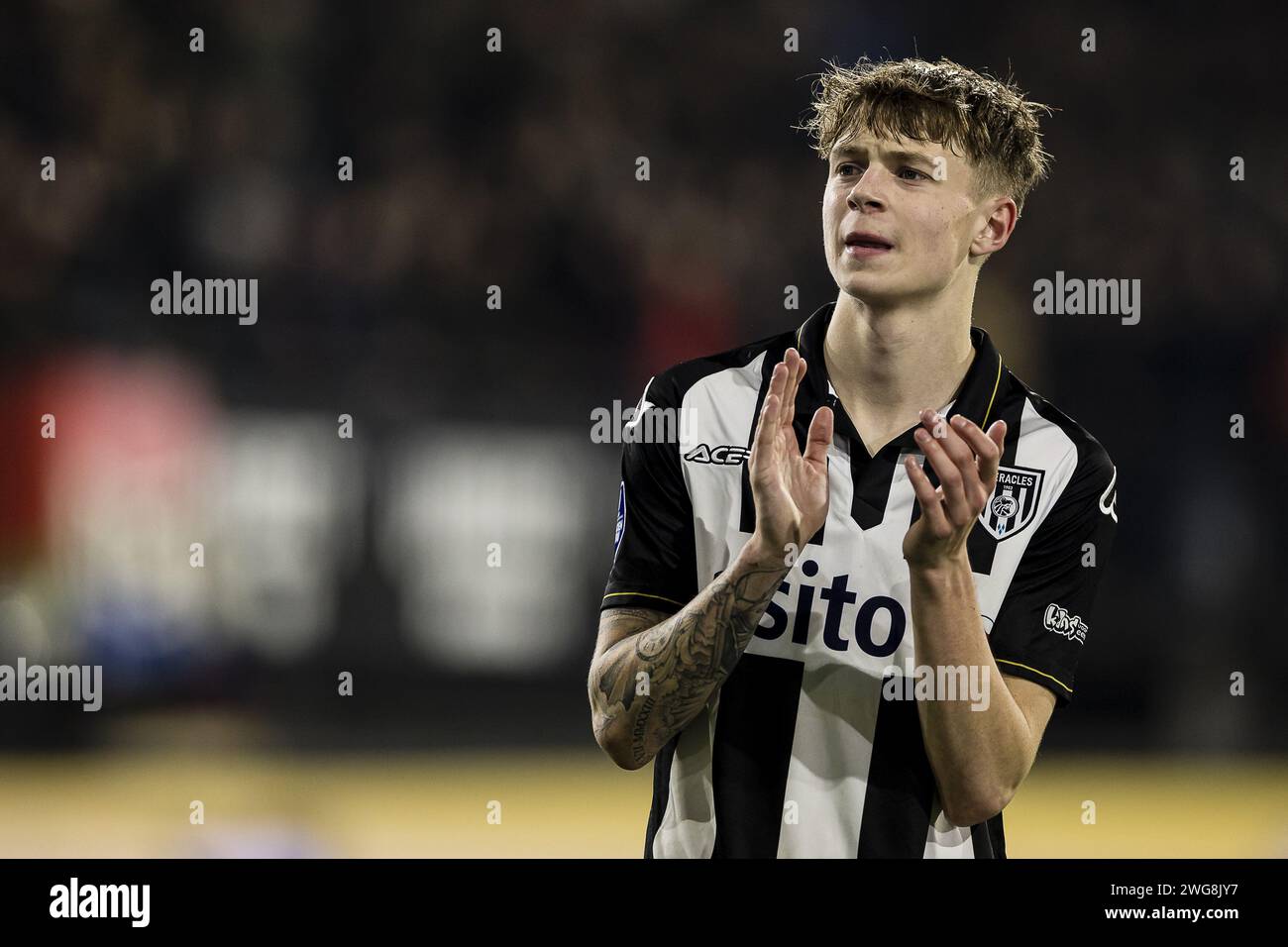 NIJMEGEN - 03-02-2024. Stadium De Goffert. Eredivisie voetbal season ...