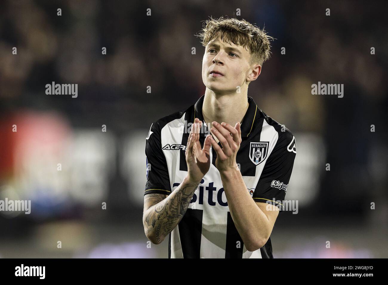 NIJMEGEN - 03-02-2024. Stadium De Goffert. Eredivisie voetbal season ...