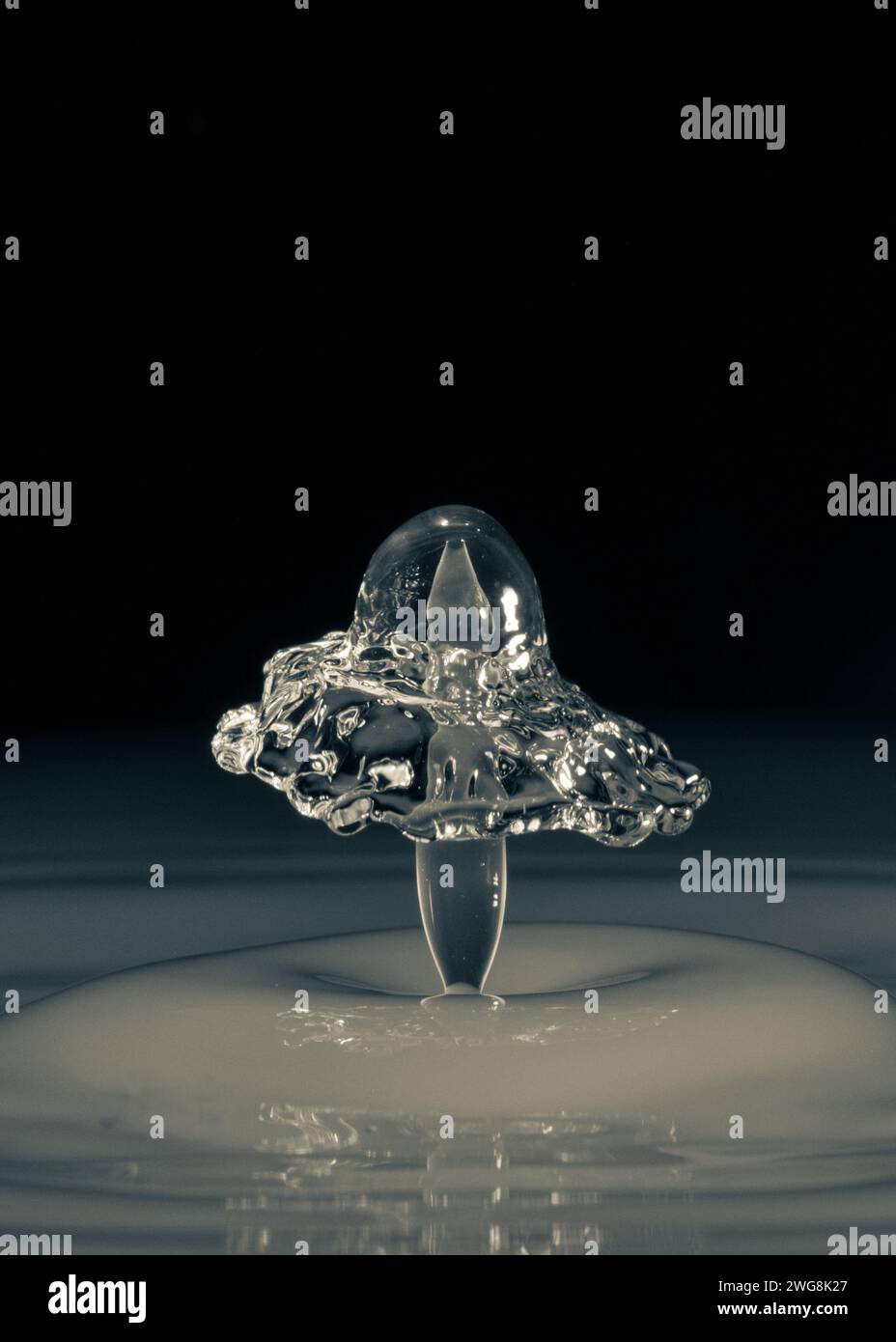 Abstract, splash art water drop collision photography Stock Photo - Alamy