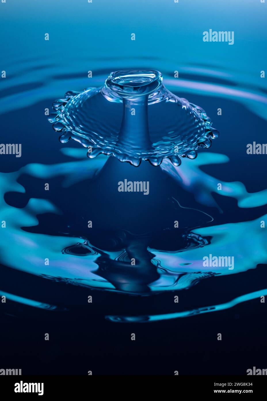 Abstract, splash art water drop collision photography Stock Photo - Alamy